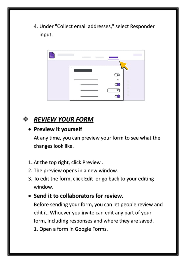Google Form Making Step By Step Guide By LAKSHYA | PDF | Email | Internet