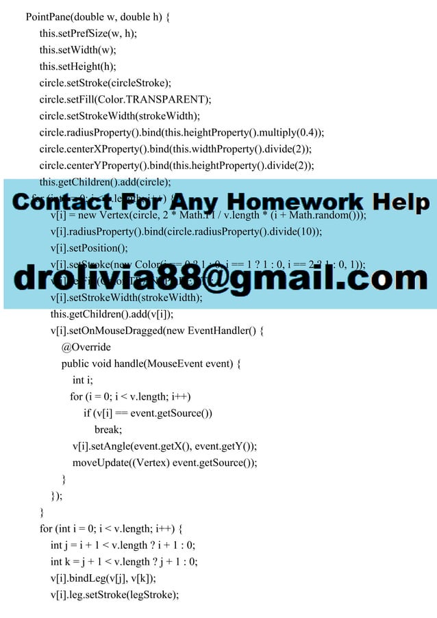Create a java project that - Draw a circle with three random init.pdf