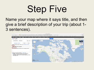 Create a map | PPTX