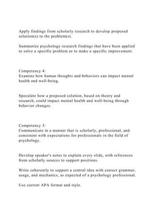 Create an 11-slide presentation with a proposed solution for a works.docx