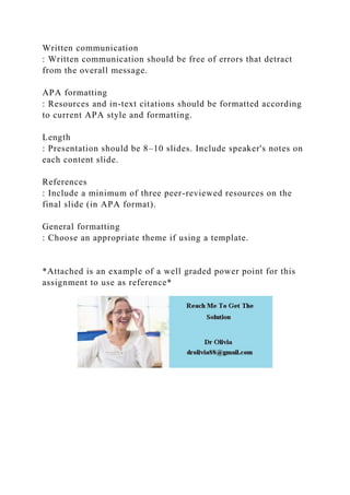 Create an 8–10-slide mobilization plan PowerPoint presentation (with ...