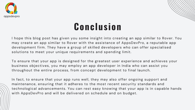 Building an On-Demand Pet Care App like Rover - AppsDevPro | PDF