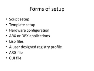 Create an autocad profile | PPT