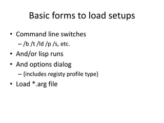 Create an autocad profile | PPT
