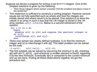 Create and analyse programs | PPT