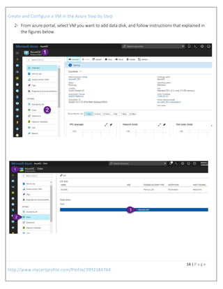 Create and Configure Windows Server 2016 VM in the Azure Step by Step | PDF