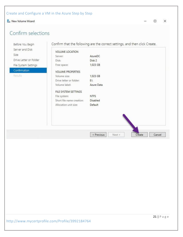 Create and Configure Windows Server 2016 VM in the Azure Step by Step | PDF