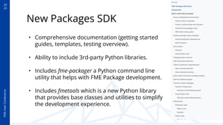 Introducing the new Package SDK, Create and Share Python Based Transformers | PPT