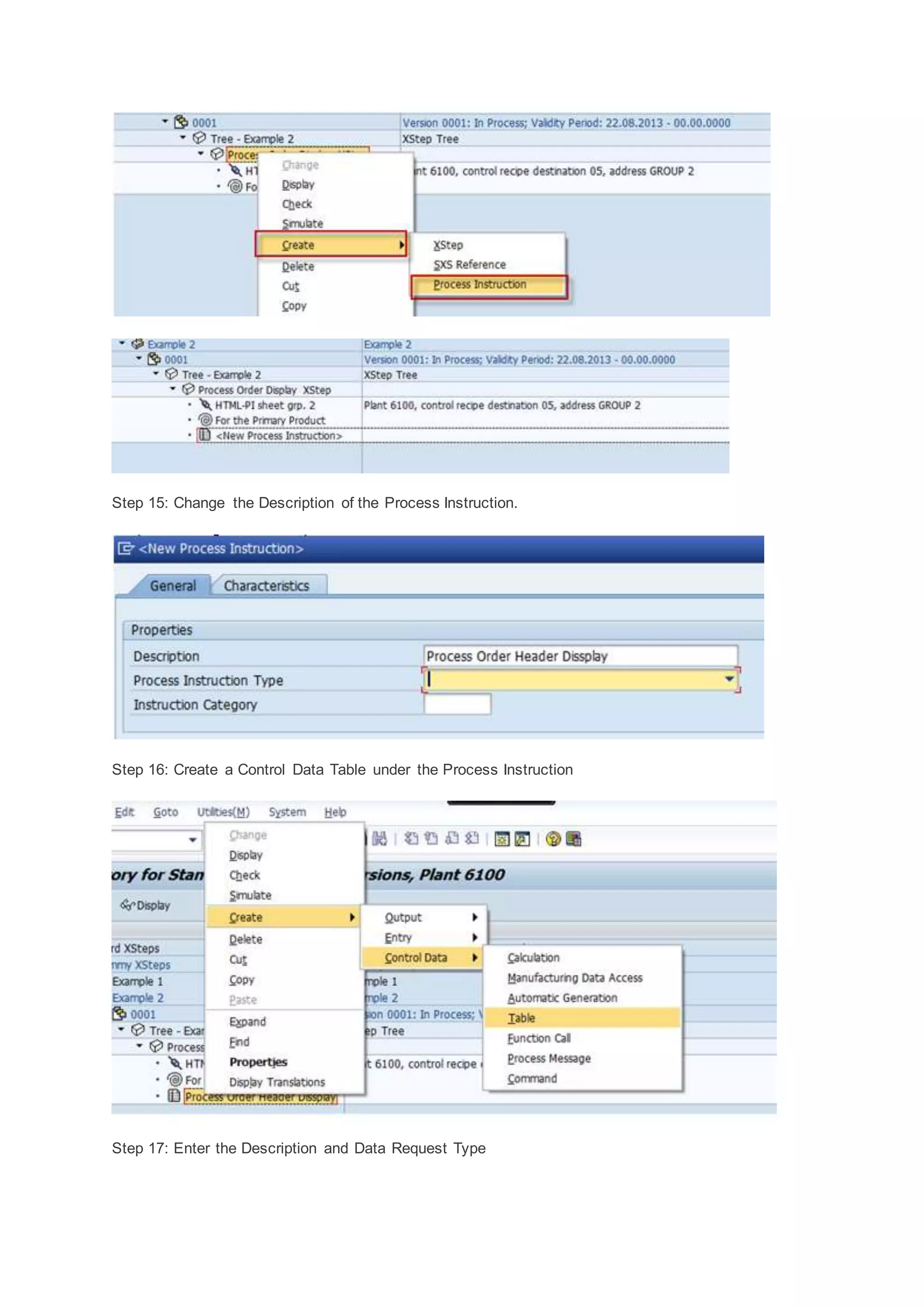 Create and test a basic xstep in standard xstep repository | DOCX