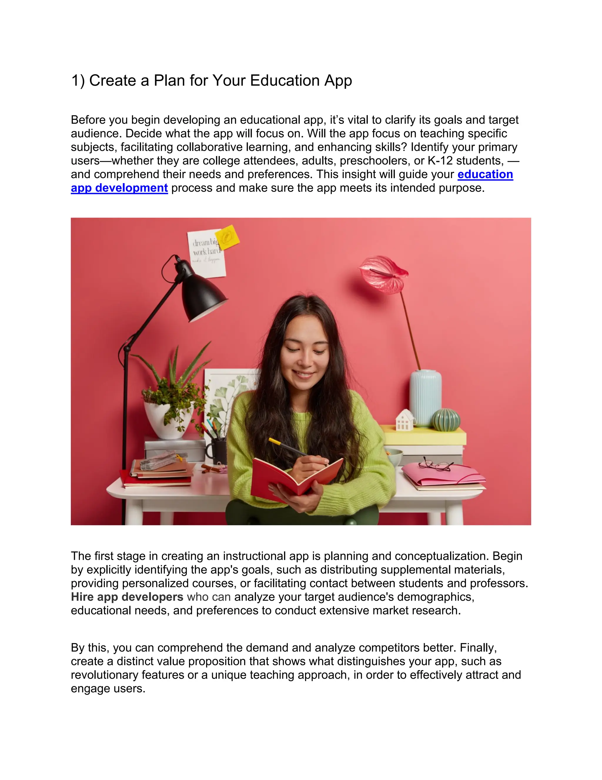 5 Steps to Develop an Education App: Guide | PDF