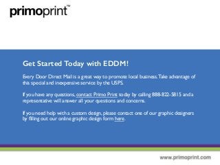 Create an Effective EDDM Postcard | PPT