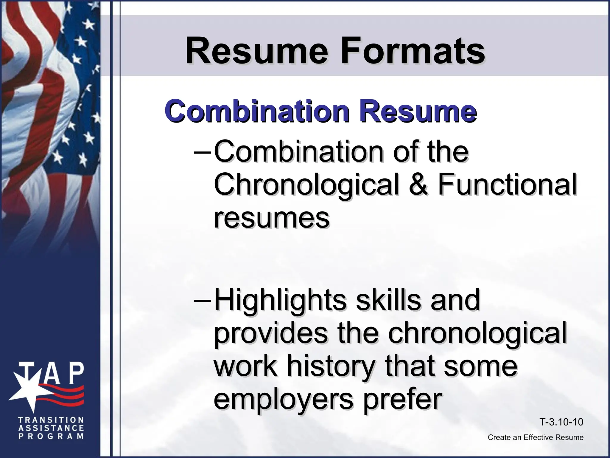 Create An Effective Resume PowerPoint.ppt