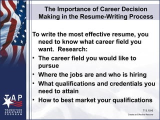Create An Effective Resume PowerPoint.ppt