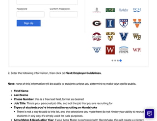 Faculty & Staff Handshake Account Access - Howard University | PPT