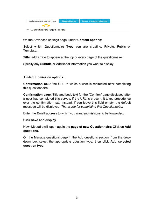 Create a new questionnaire step by step | PDF | Free Download