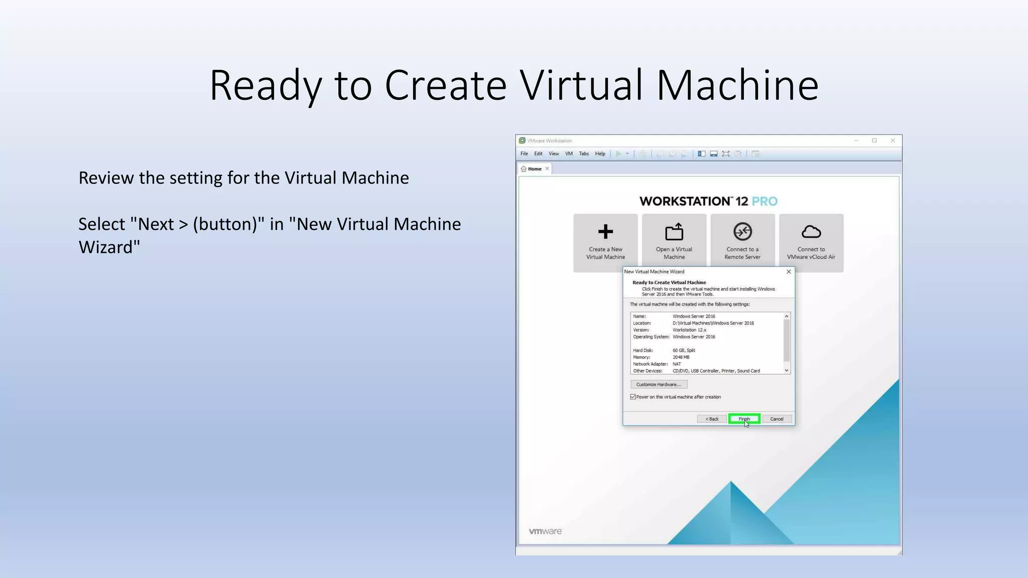 How to Create a new virtual machine | PDF