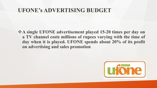 Marketing Strategies Of Ufone | PPTX