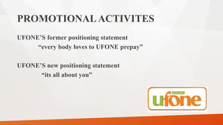 Marketing Strategies Of Ufone | PPTX