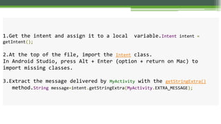 Create an other activity lesson 3 | PPT