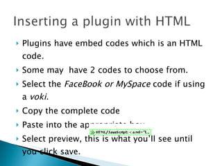 Creating a PBWorks space | PPT