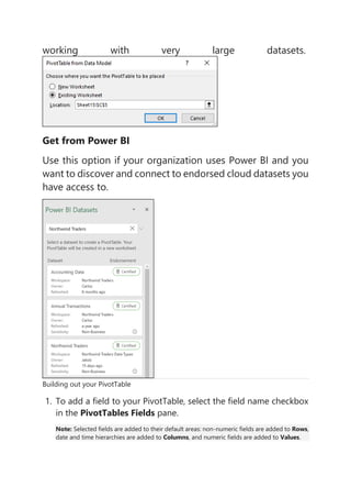 Create a PivotTable to analyze worksheet data.pdf