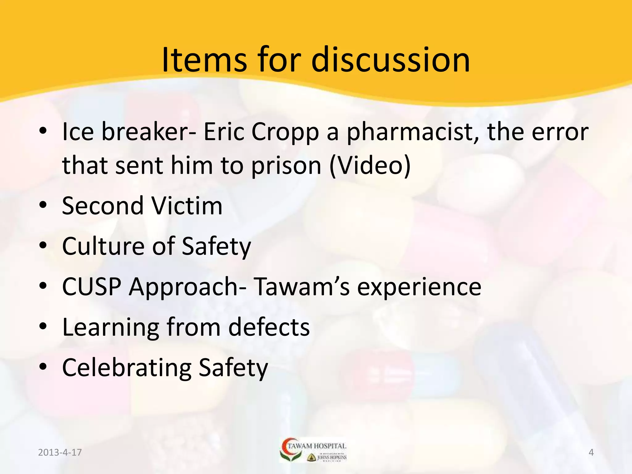 Create a platform for learning from defects | PPTX | Healthcare ...