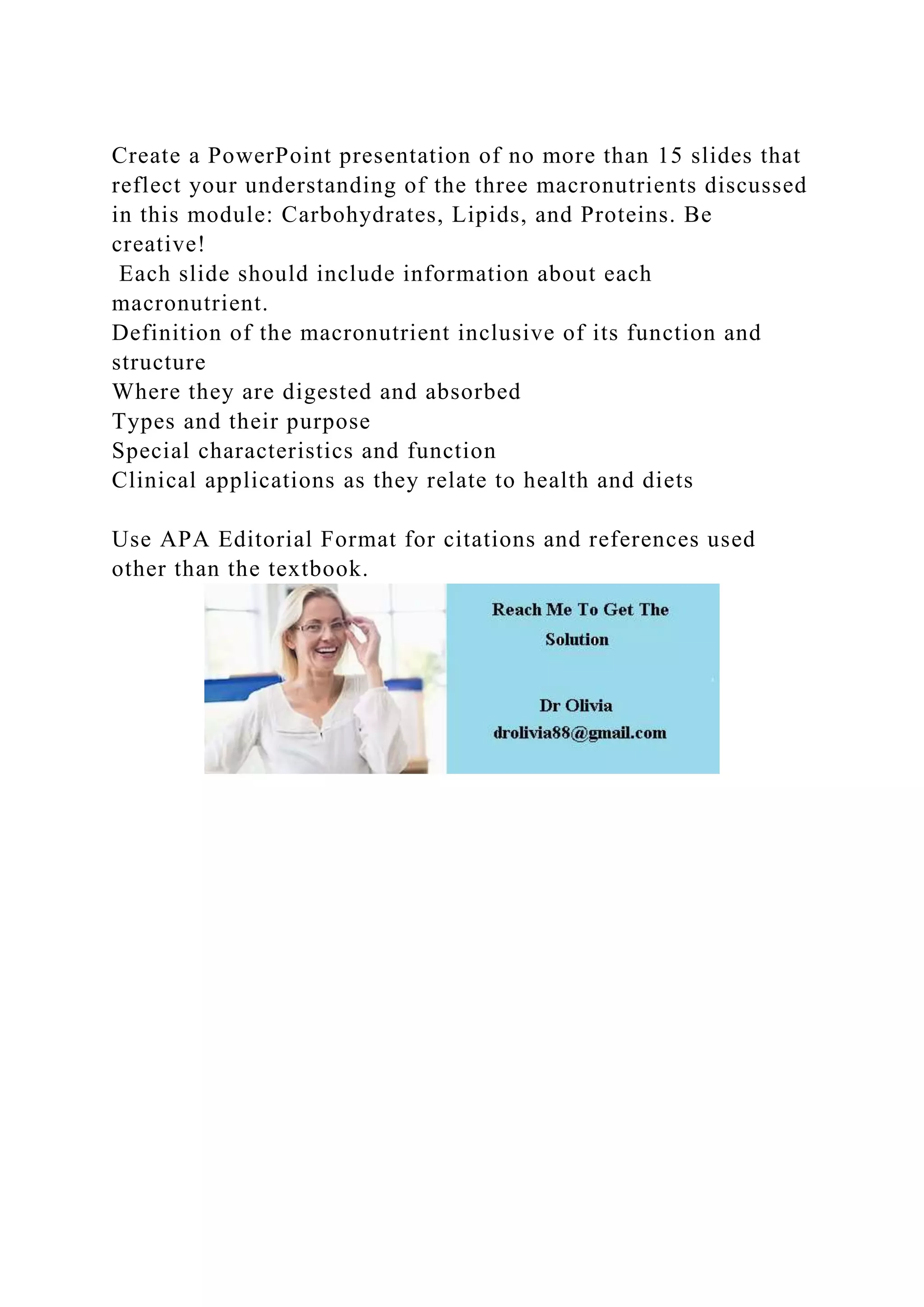 Create a PowerPoint presentation of no more than 15 slides that refl.docx