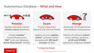 TechEvent 2019: Create a Private Database Cloud in the Public Cloud using the Oracle Autonomous ...