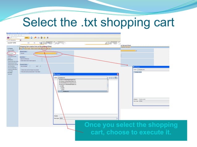 Create a shopping cart in sap | PDF | Grocery Shopping | Shopping