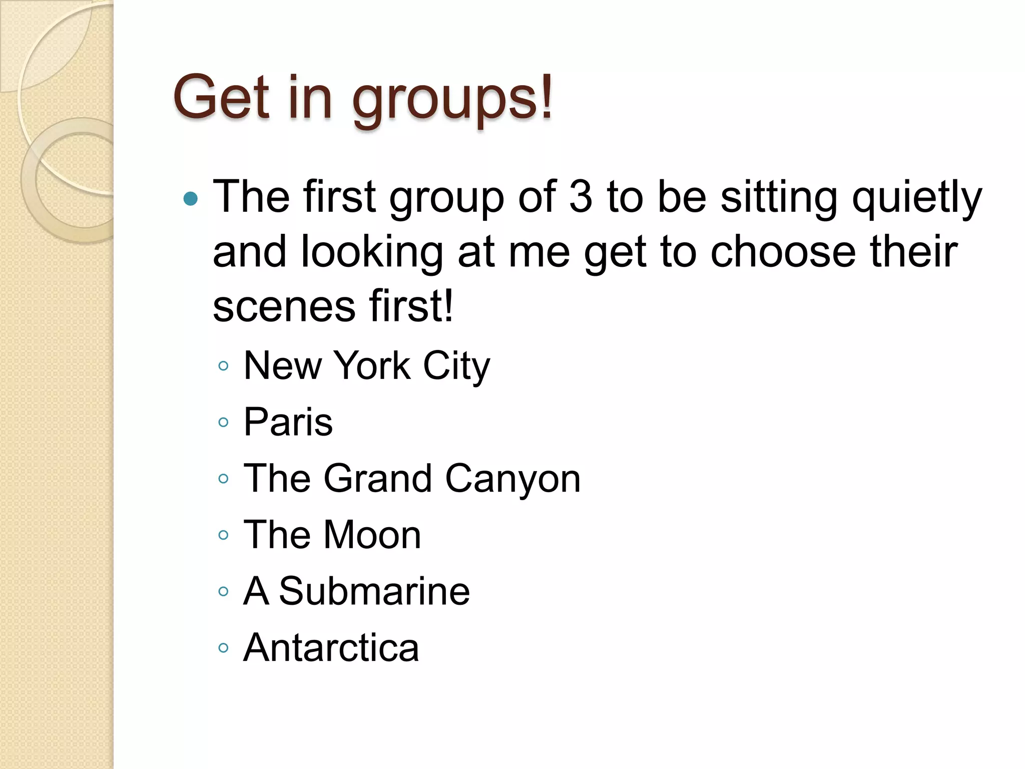 Create a skit! | PPTX