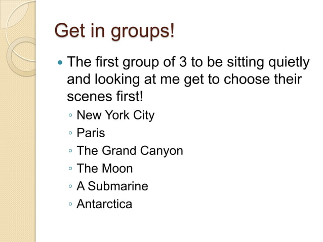 Create a skit! | PPTX