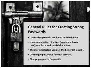 Create Strong and Memorable Passwords: 4 Simple Steps | PDF