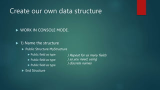 Create a Structure in VBNet.pptx