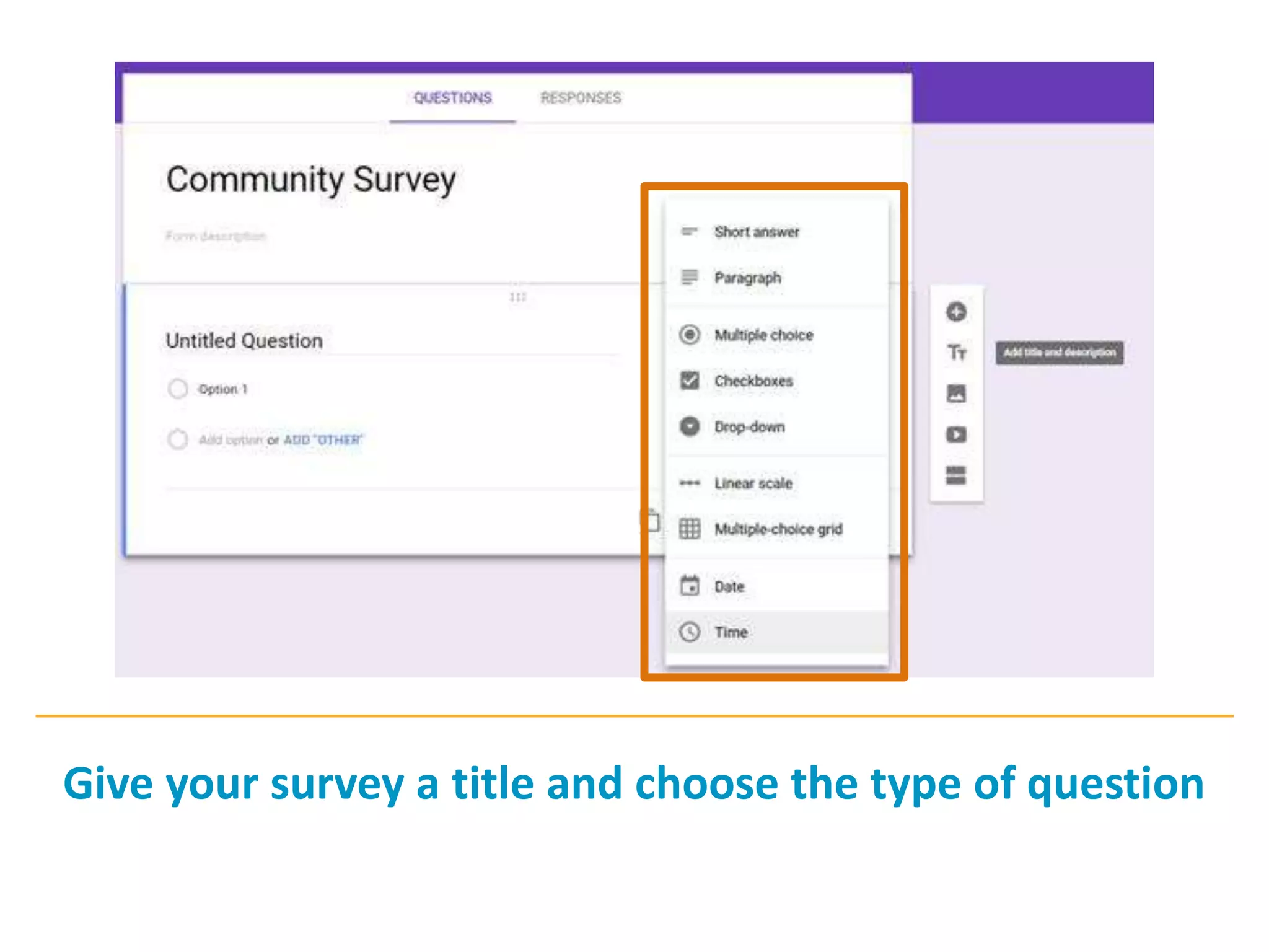 Create a survey using google forms | PPTX