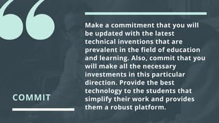 Create a tech forward environment | PPTX