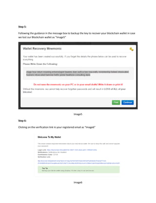 Create blockchain wallet | PDF