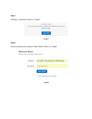 Create blockchain wallet | PDF