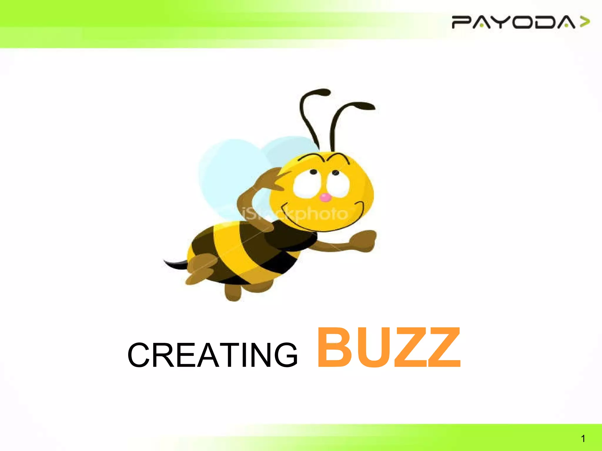 Create buzz by link sharing | PPT