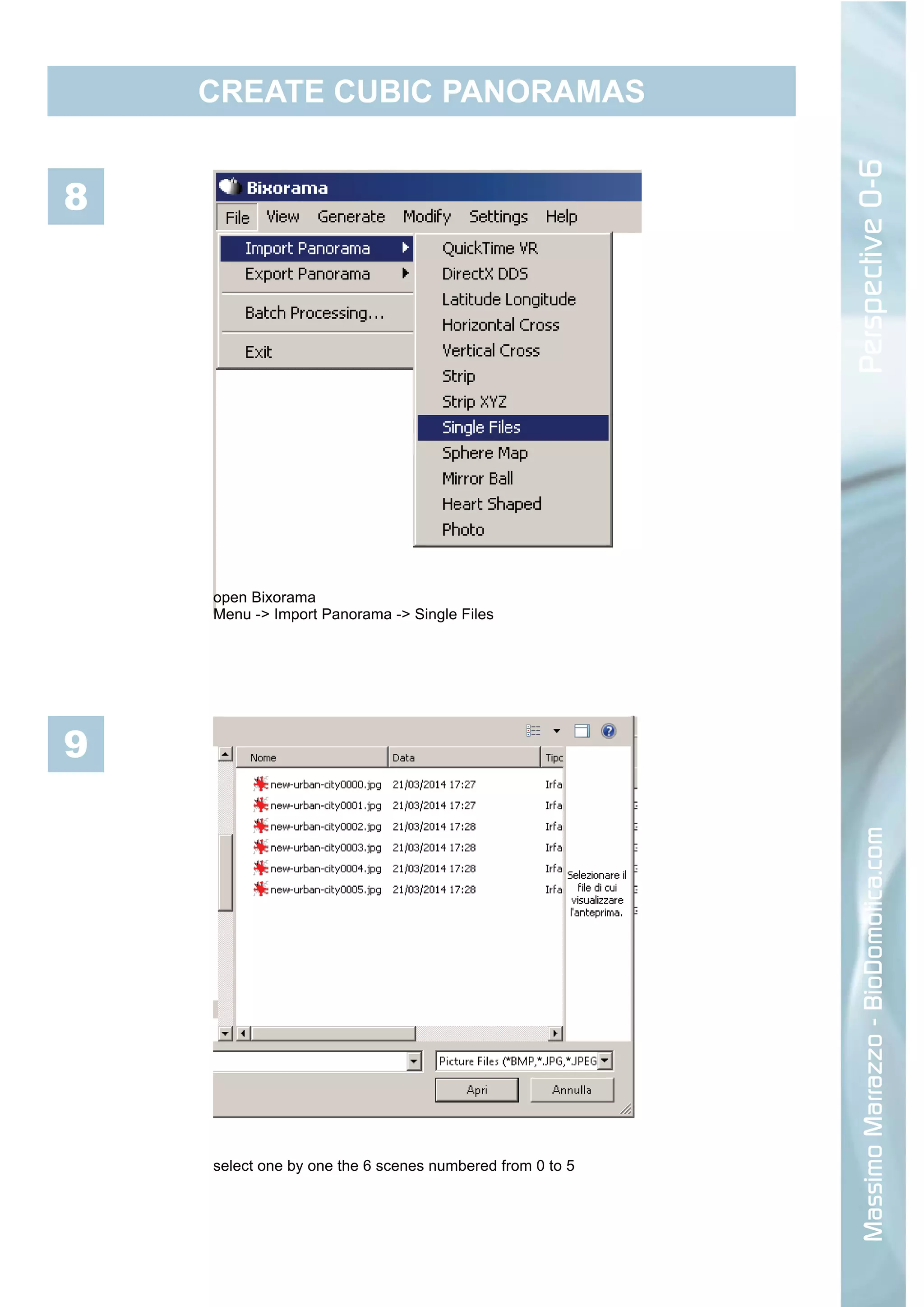 Create cubic panoramas | PDF