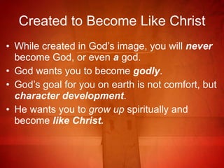 Created to become like Christ | PPT