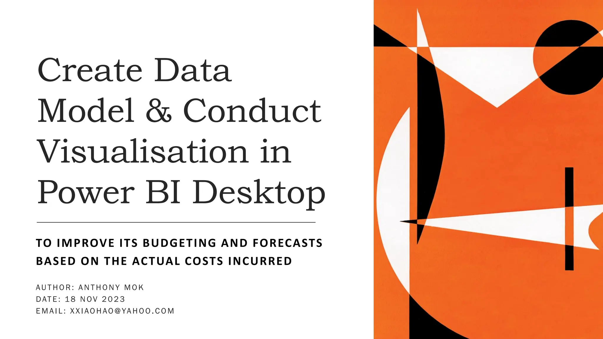 Create Data Model And Conduct Visualisation In Power Bi Desktop Ppt