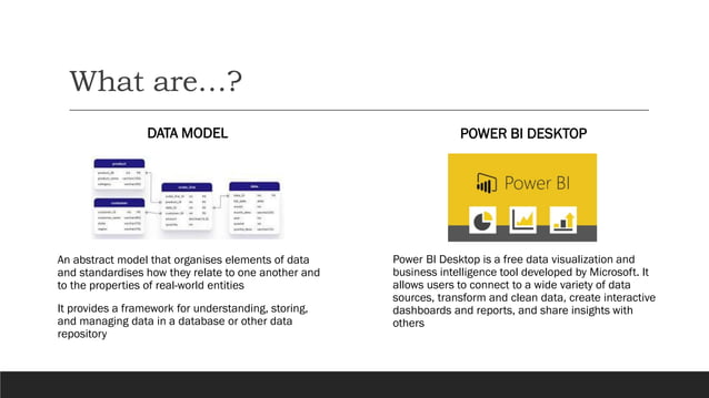 Create Data Model & Conduct Visualisation in Power BI Desktop | PPT