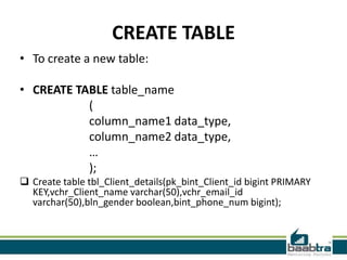 Database design | PPT