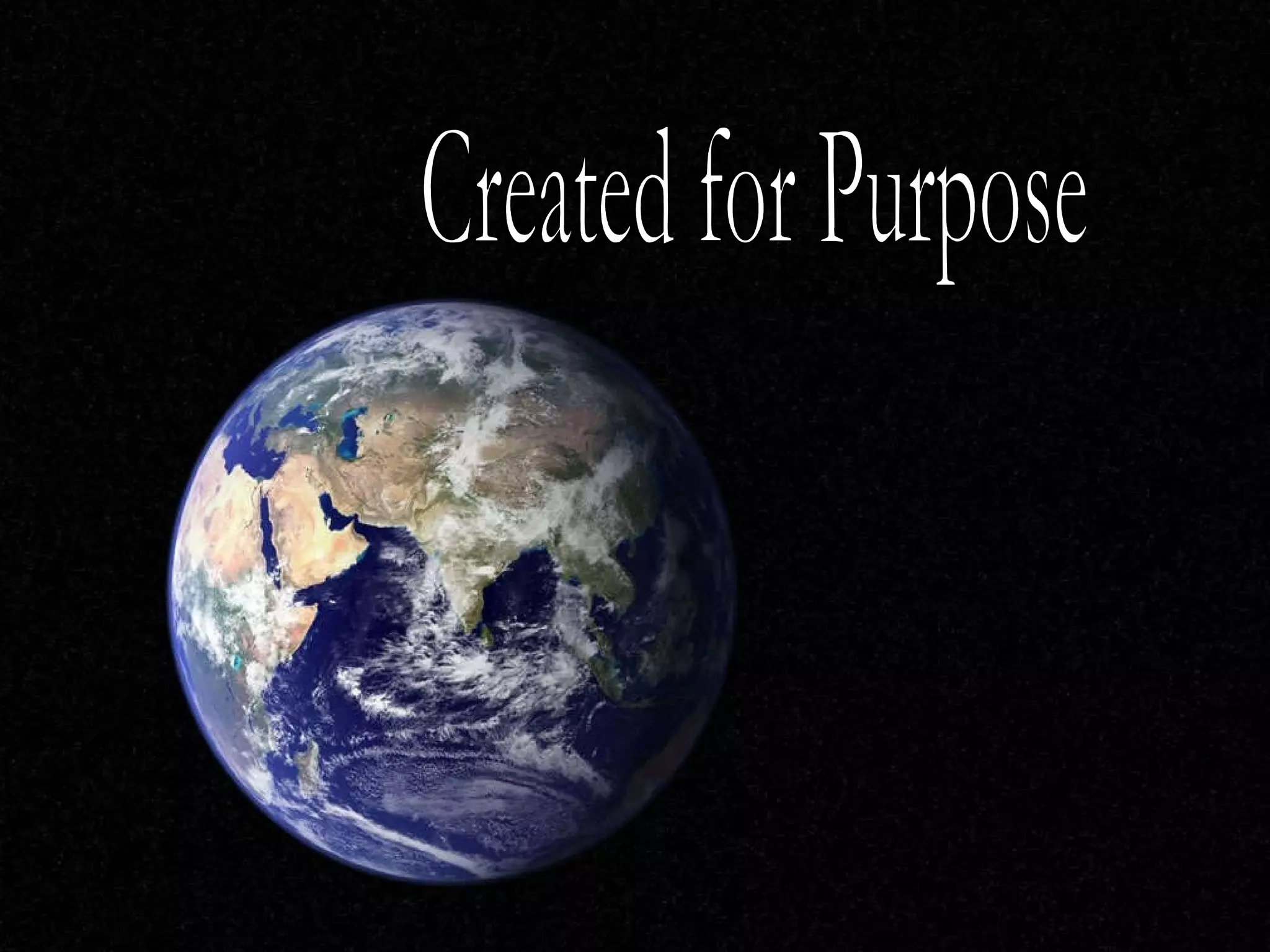 Created For Purpose | PPT