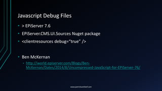 EPiServer - Create dojo property | PPTX