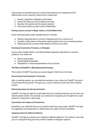 Create Engaging Content_ 35 ChatGPT Prompts for Coaching Call ...