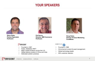 Create Engaging Digital Commerce Experiences with IBM and CoreMedia | PDF