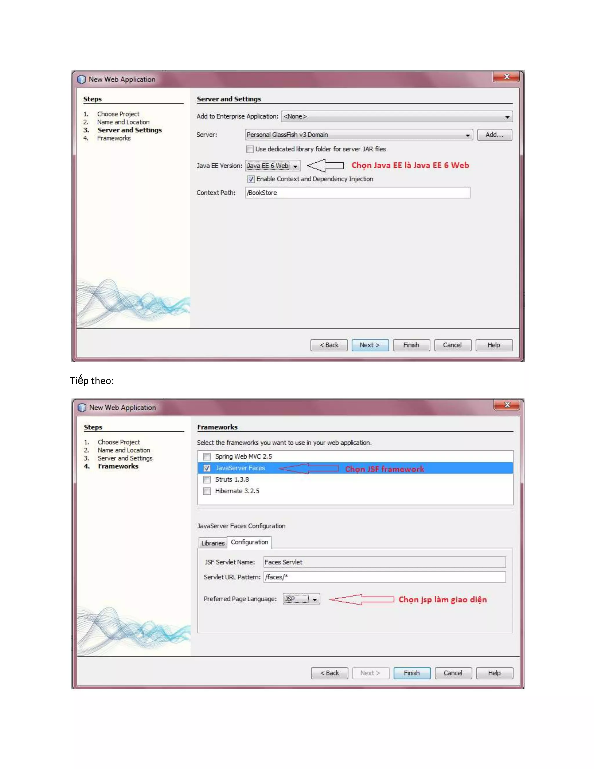 Create JPA, JSF with netbeans 6.8 | DOCX