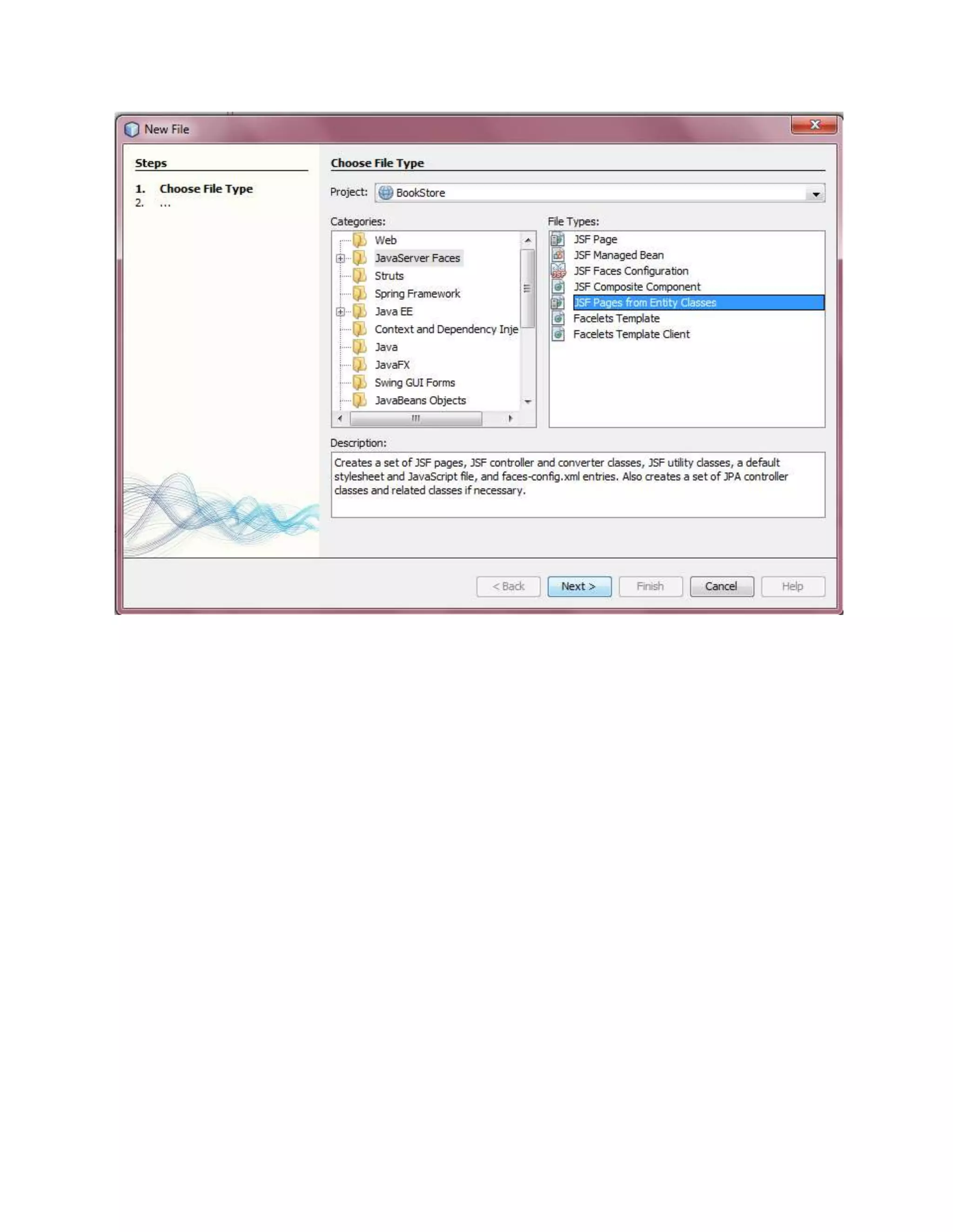 Create JPA, JSF with netbeans 6.8 | DOCX