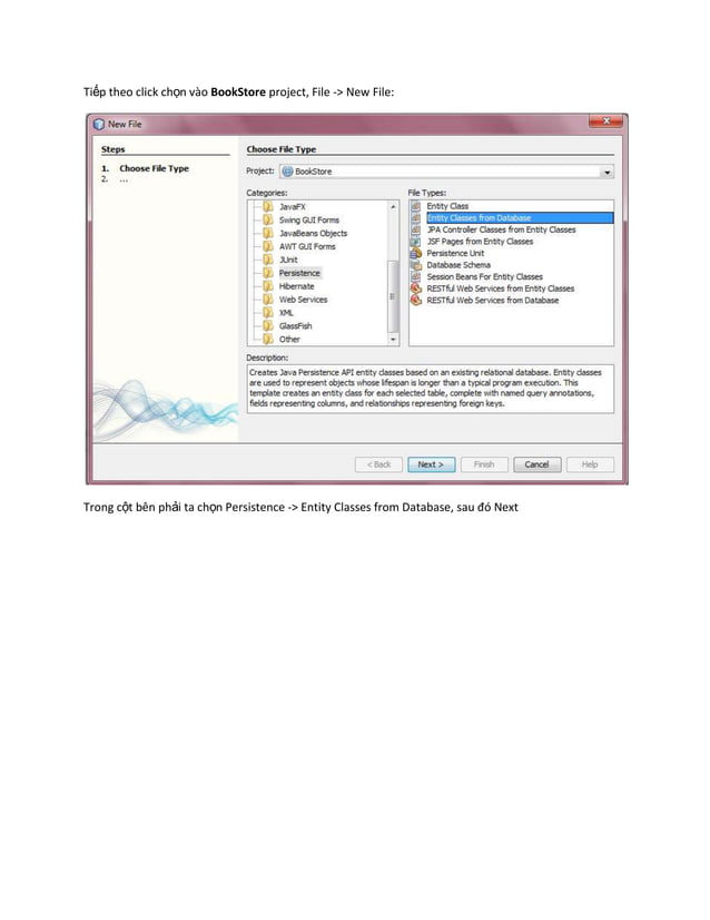 Create JPA, JSF with netbeans 6.8 | DOCX